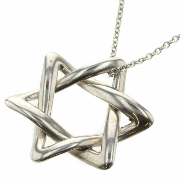 Tiffany & Co. | Accessories | Tiffany Necklace Star Of David Silver 925 ...